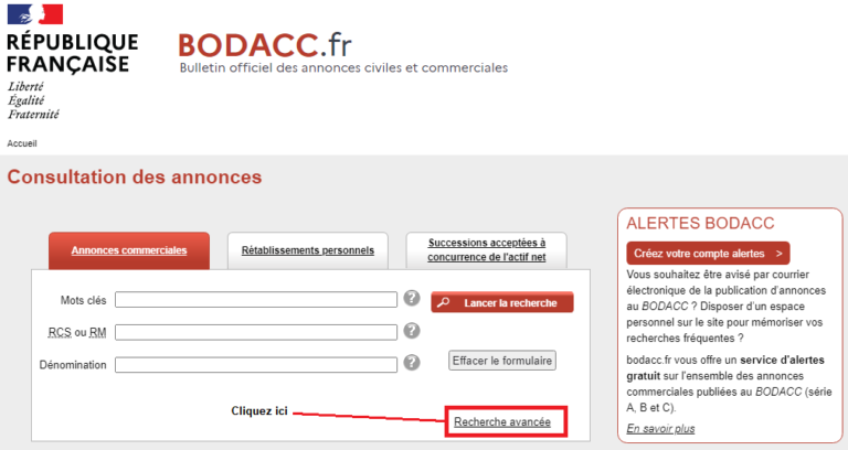 Le BODACC pour trouver des références de prix de cession – Vendre un ...